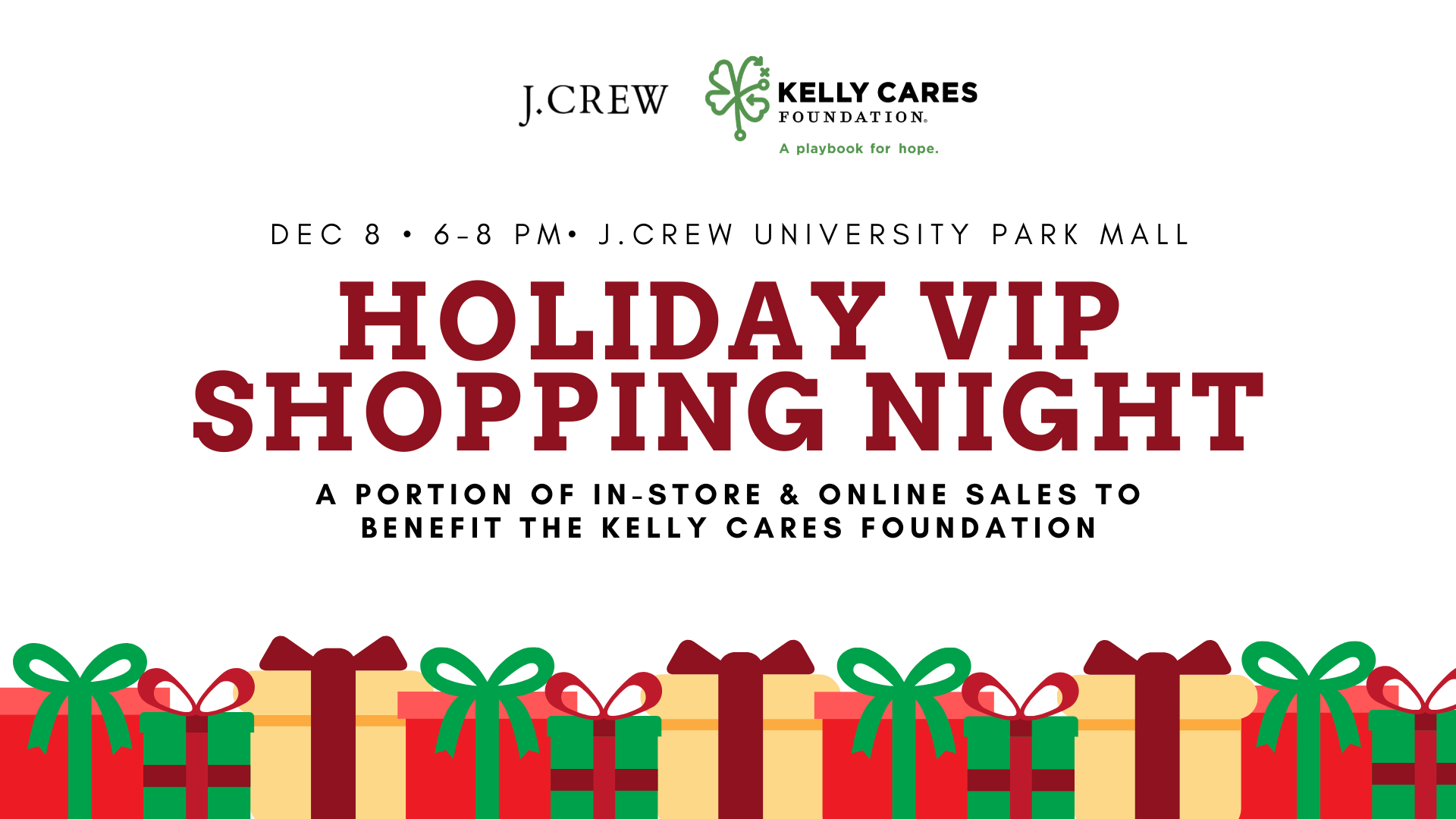 J. Crew Holiday VIP Shopping Night | Kelly Cares Foundation | A ...